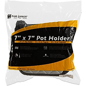 San Jamar 802SPH Silicone Pot Holder - 7"Wx7"D