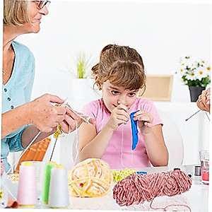 TEHAUX 4pcs Colorful Gold Velvet Yarn Crochet Yarn Thick Knitting Supplies Wool Scarf Chunky Knit Chenille Yarn Chunky Knit Yarn Cotton Yarn Knitting Thread DIY Chenille Wool Soft Pink