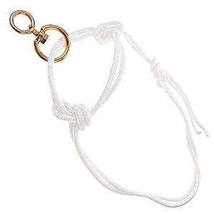 BESPORTBLE 4pcs Bull Bridle Cowboys Lanyard Adjustable Rope Halter frenos para caballos Calf Halter Poly Rope Iron White Cattle Supplies Safety Halter Portable Cattle Halter Simple Suspenders