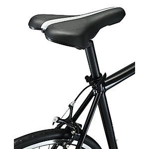 Schwinn Phocus 1400 Adult Road Bike, Mens and Womens, 14-Speed Drivetrain, 53cm/Large Aluminum Frame, 700c Wheels, Drop Bar Handlebars, Black