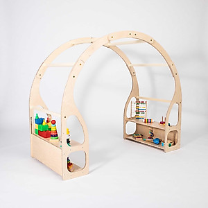 Playstand for kids, Play stand for toddler, Toy shelf, Montessori toy shelf, book storage, Montessori shelf