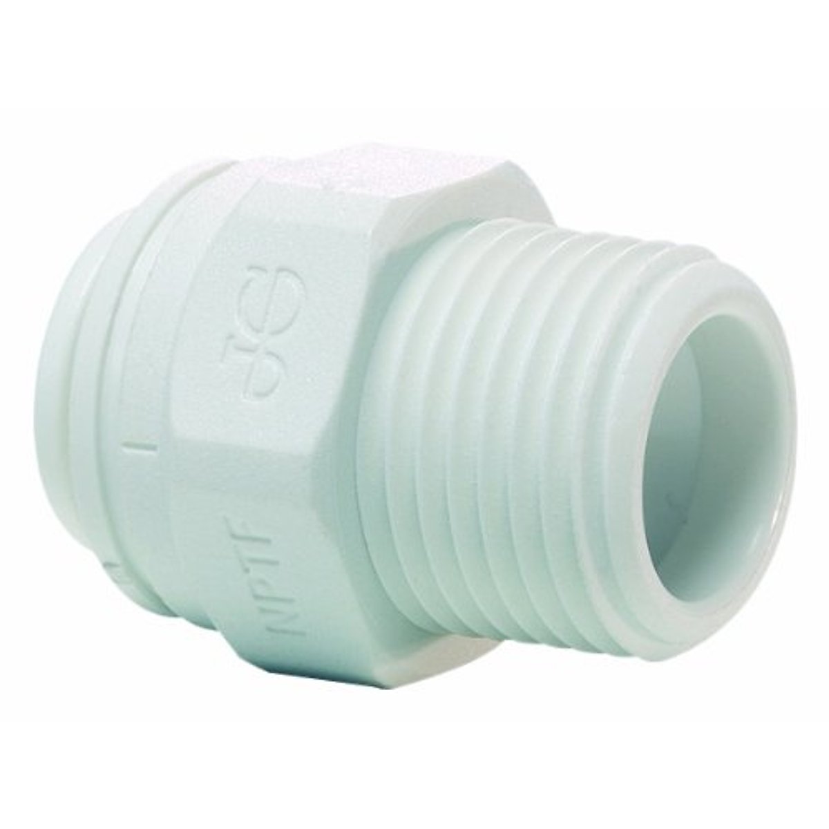 Ideal H2O JG Quick Connect Fitting - 3/8 in to 3/8 in NPTF - White (10/Bag)