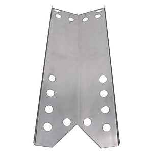 4-Pack BBQ Grill Heat Shield Plate Tent Replacement Parts for Kenmore 122.16643900 - Compatible Barbeque Stainless Steel Flame Tamer, Guard, Deflector, Flavorizer Bar, Vaporizer Bar 15 1/16"