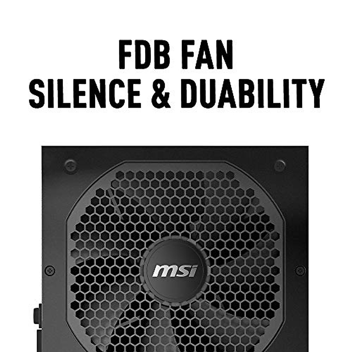 MSI MPG A650GF Gaming Power Supply - Full Modular - 80 PLUS Gold Certified 650W - 100% Japanese 105°C Capacitors - Compact Size - ATX PSU