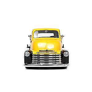 Jada Toys Just Trucks 1952 Chevy COE Flatbed Die-cast Car Yellow/Black, Toys for Kids and Adults (33848)