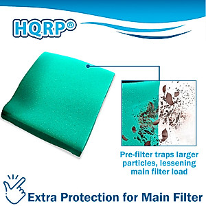 HQRP Filter with Pre-filter Сompatible with John Deere Ztrak Mowers Z425 Z435 Z445 Z465 Z535M Z535R Z625 Z645 Z655 Z665 Replacement for MIU13120 AUC10688