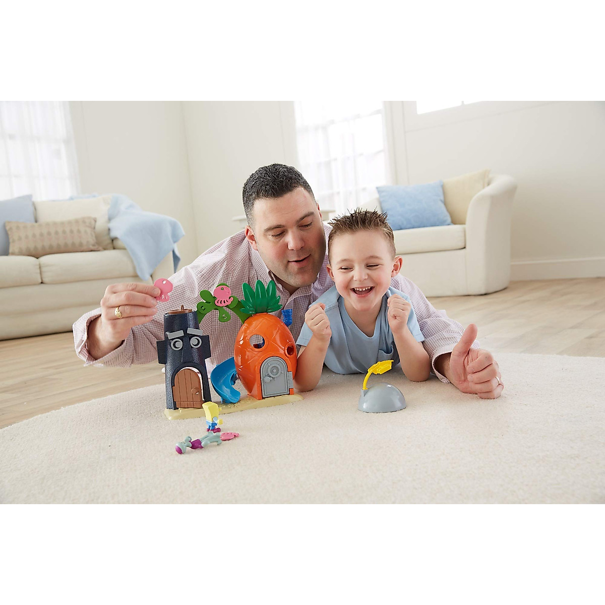 Fisher-Price Imaginext SpongeBob Bikini Bottom Playset, Preschool Toy for Kids 3 Years and Up