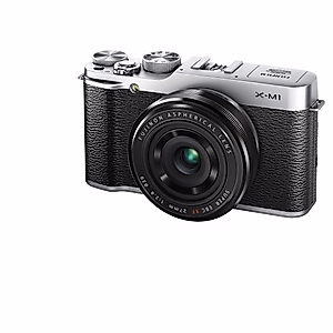 Fujifilm X-M1 Compact System 16MP Digital Camera with 3-Inch LCD Screen - Body Only (Silver)