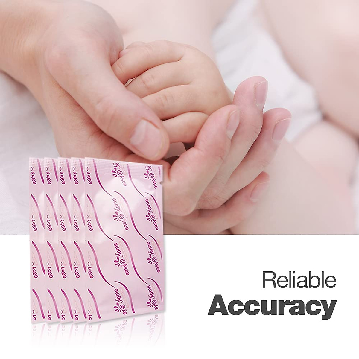 Easy@Home Pregnancy Test Strips Kit: 20-Pack HCG Test Strips, Early Detection Home Pregnancy Test