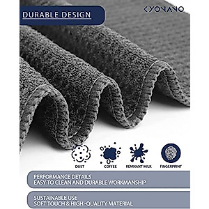 KYONANO Espresso Accessories - Barista Micro Cleaning Towels 4 Pack - Make The Perfect Coffee or Espresso - Coffee Accessories for Barista to Clean Steam Wand Coffee or Espresso Machine(12''x12'')