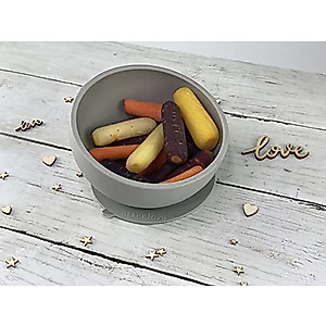 otterlove Silicone Baby Bowl & Spoon Set - Perfect for Baby Led Weaning - 100% Pure Platinum LFGB Silicone with NO Fillers