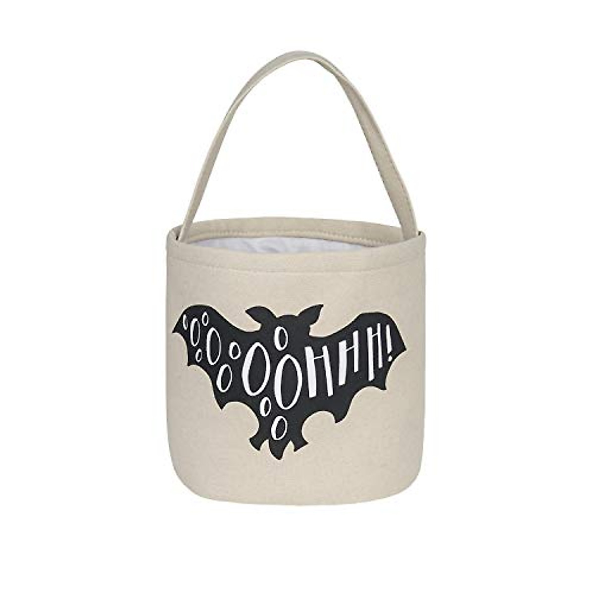 3 Pcs Halloween Trick or Treat Bucket - Candy Basket Tote Bag for Kids（Magic Hat, Ghost, Bat）