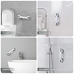Shower Handle, Grab Bars for Shower & Bathtubs for Seniors, Handicap & Kids, Strong Hold Suction Shower Handles