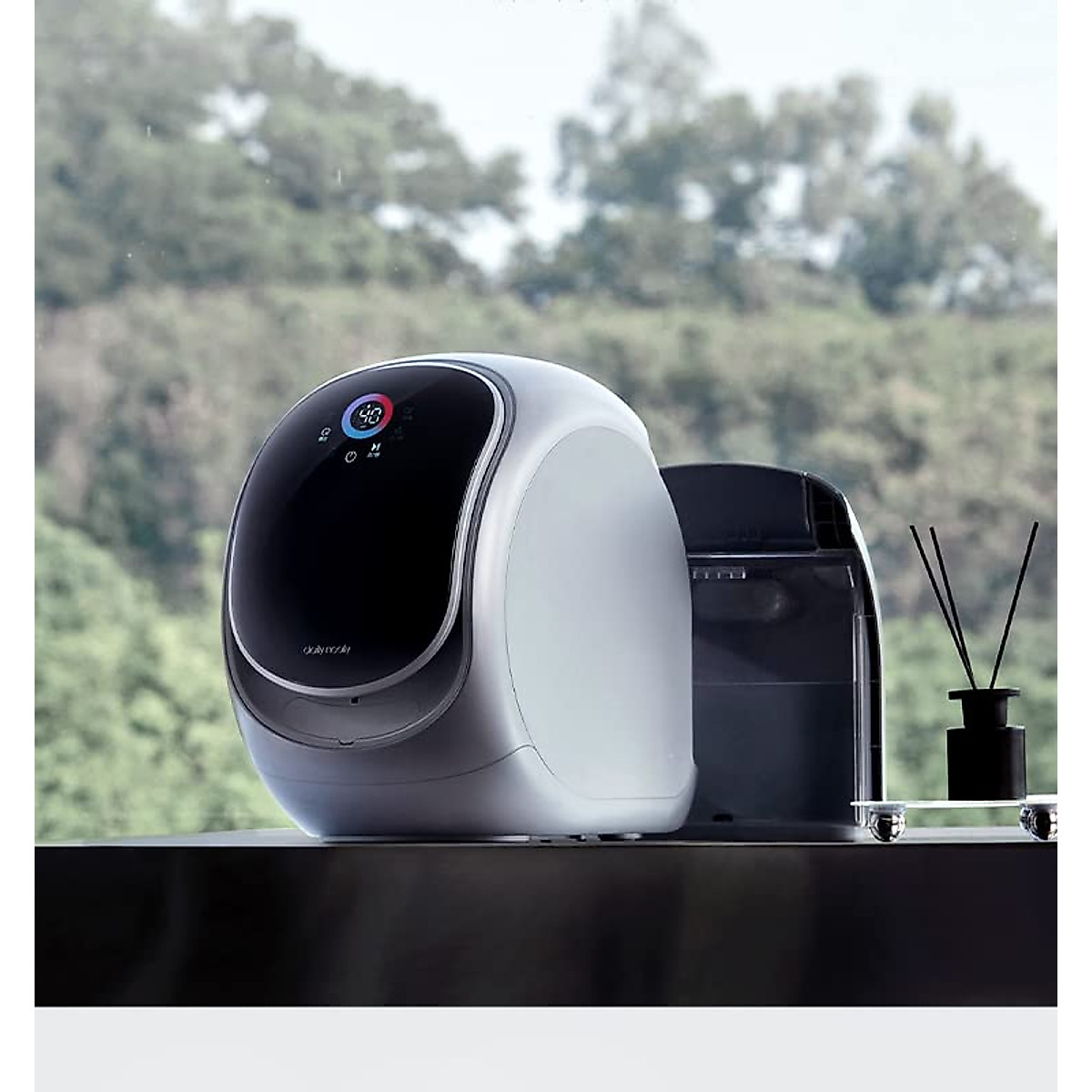 Underwear and Underwear Washing Machine All-in-one Washing and Drying Machine High-Temperature Boiling Space Capsule Opening and Closing Design Drum Washing Machine (Detergent * 5) ()