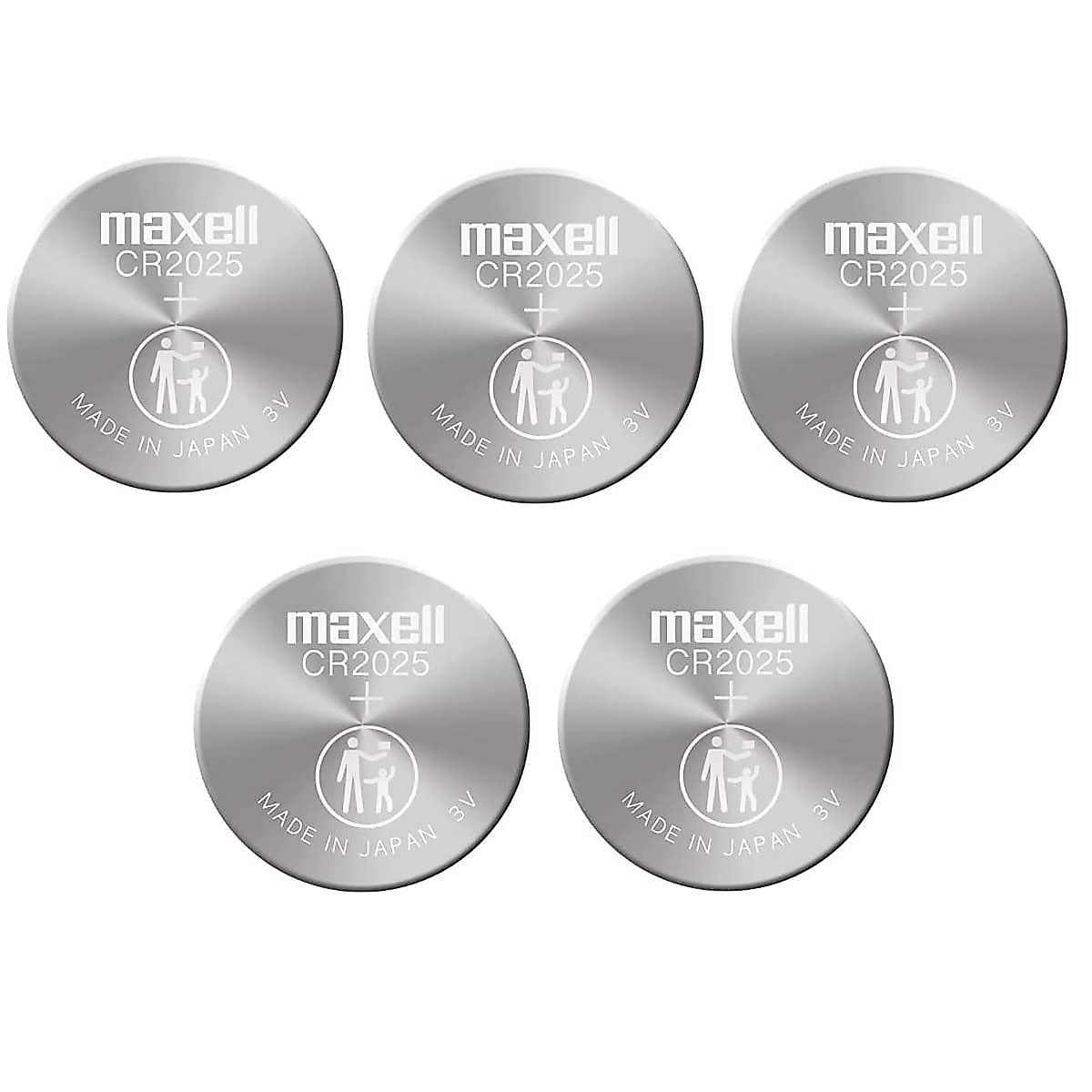 CR2032 Maxell LITHIUM 5 BATTERIES