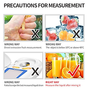 REVASRI Digital Brix Refractometer, Rechargeable Brix Meter for Liquid Sugar Content with LCD, 0-55% Range ±0.2% Accuracy with Auto Temperature Compensation