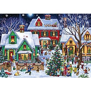 Christmas Houses Advent Calendar (Countdown to Christmas) by Vermont Christmas Company with Holiday Suggestions