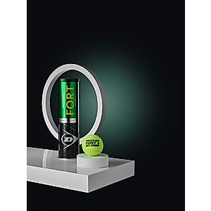 DUNLOP 601316 Tennis Balls, Unisex-Adult, Multicoloured, 1 Pack (4 Balls)