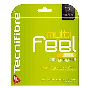 Tecnifibre Multi-Feel (16-1.30mm) Tennis String Set (Natural)