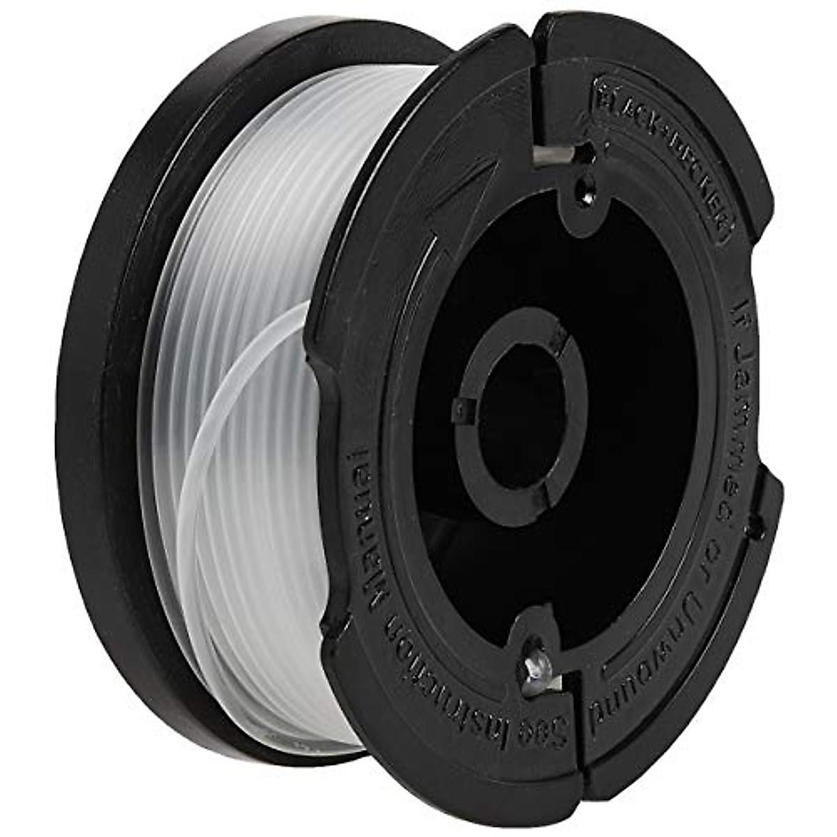 BLACK+DECKER Trimmer Line Replacement Spool, Autofeed 30 ft, 0.065-Inch, 2-Pack (AF-100-2)