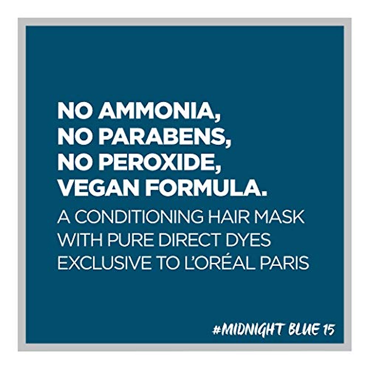 L'Oreal Paris Colorista Semi-Permanent Hair Color for Brunette Hair, Midnight blue