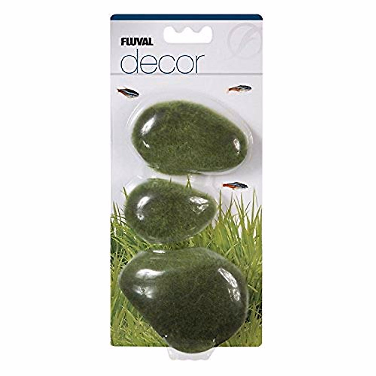 Fluval Decor 3 Moss Stones for Aquarium, Large