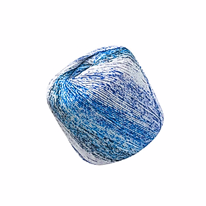 Healifty 133M Crochet Yarn Knitting Yarn Soft Cotton Yarn Color Gradient Hand Knitting Supplies for Sweater Scarf Hat Shawl Blanket Sky-Blue