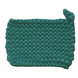 Handmade Knit Nylon Kitchen Scrubbers - Reusable - Sponge - Scouring Pad - Scrubbies - Pot Scrubbers - set of 2 - single layer