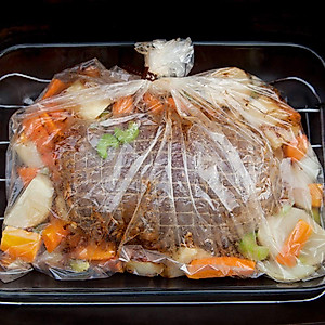 15×Oven Bags, Cooking Roasting Bags Medium Size for Meats Chicken Fish Vegetables (14×17 inch)