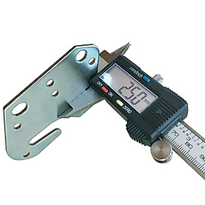 CAFORO Universal Wood Bed Rail Hook Plates for Beds Frame Bracket Headboard Footboard Replacement Wooden Bed Parts or New Bed Constructions - Set of 4