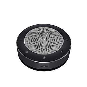 Enther&MAXHUB Upgraded BM21 Bluetooth Conference Speakerphone, Teleconference Speaker with Wireless Charging, USB Speaker with 6 Mics for Home Office, Enhanced 360° Voice Pickup and Noise Reduction