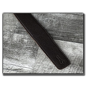 Anthology Gear "The Reticent Full Grain Leather Guitar Strap For Electric, Acoustic, and Bass Guitars (2", Whiskey Brown)