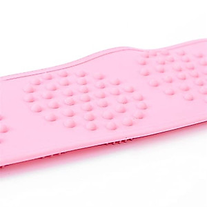 INGVY Dry Brushing Body Brush New Magic Silicone Brushes Bath Towels Body Brush Bath Belt Exfoliating Back Brush Belt Wash Skin Household Clean Shower Brushes (Size : Blue)