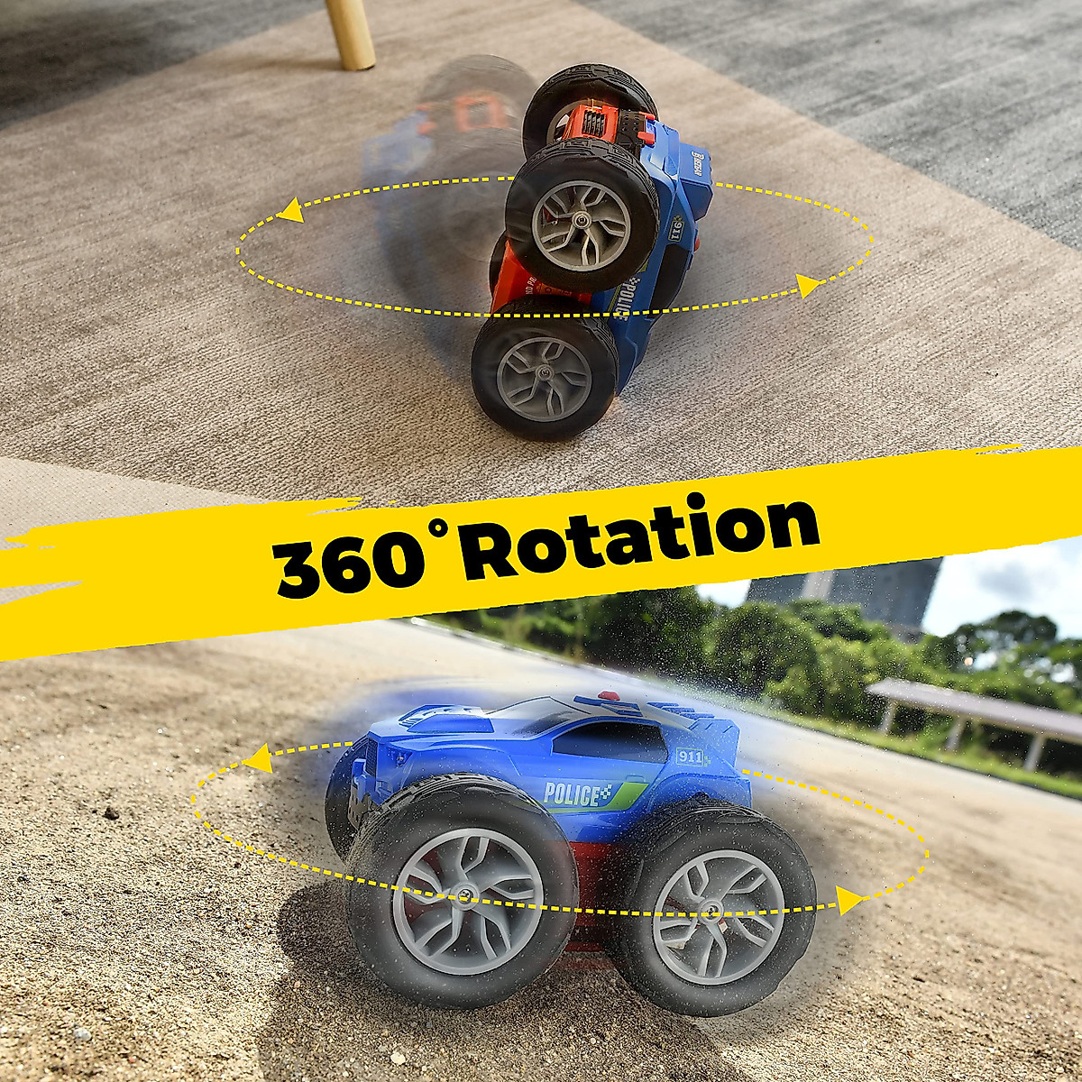 BEZGAR Spare Parts Accessories 3.7V, 800mAh Li-ion Battery (1) + USB Charger (1) TD201 2in1 Double Sided RC Stunt Car