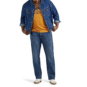 Lee Men's Big & Tall Extreme Motion Relaxed Straight Jean Maddox 44W x 30L