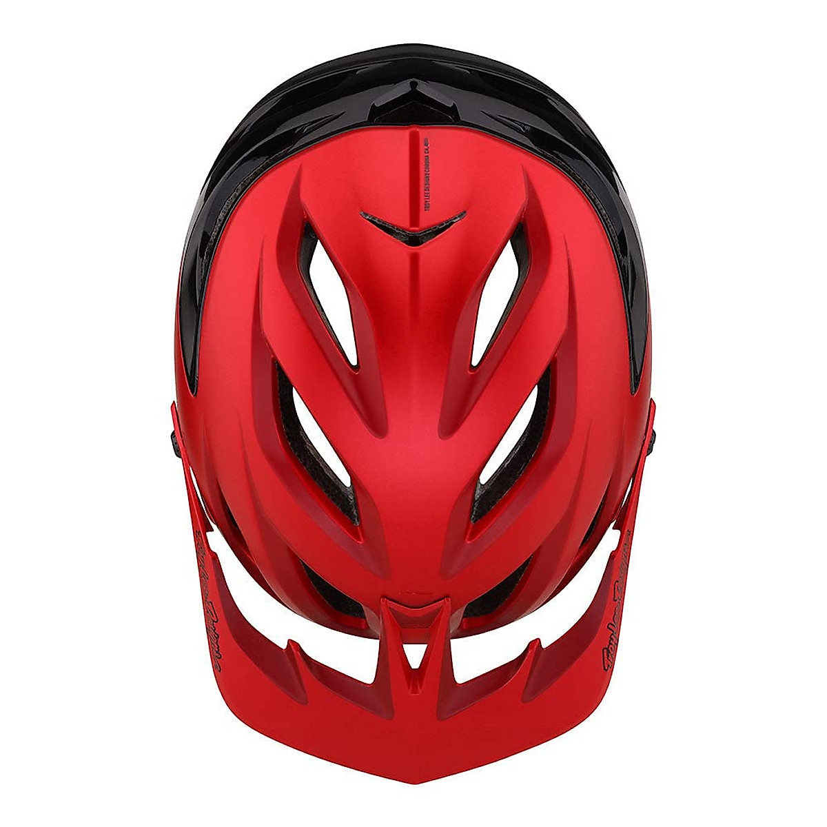 Troy Lee Designs A3 Uno Adult Bicycle Helmet MIPS EPP EPS Premium Lightweight 16 Vents 3-Way Adjustable Detachable Visor All Mountain Enduro, Gravel, Trail, BMX, Off-Road MTB (Red, MD/LG)