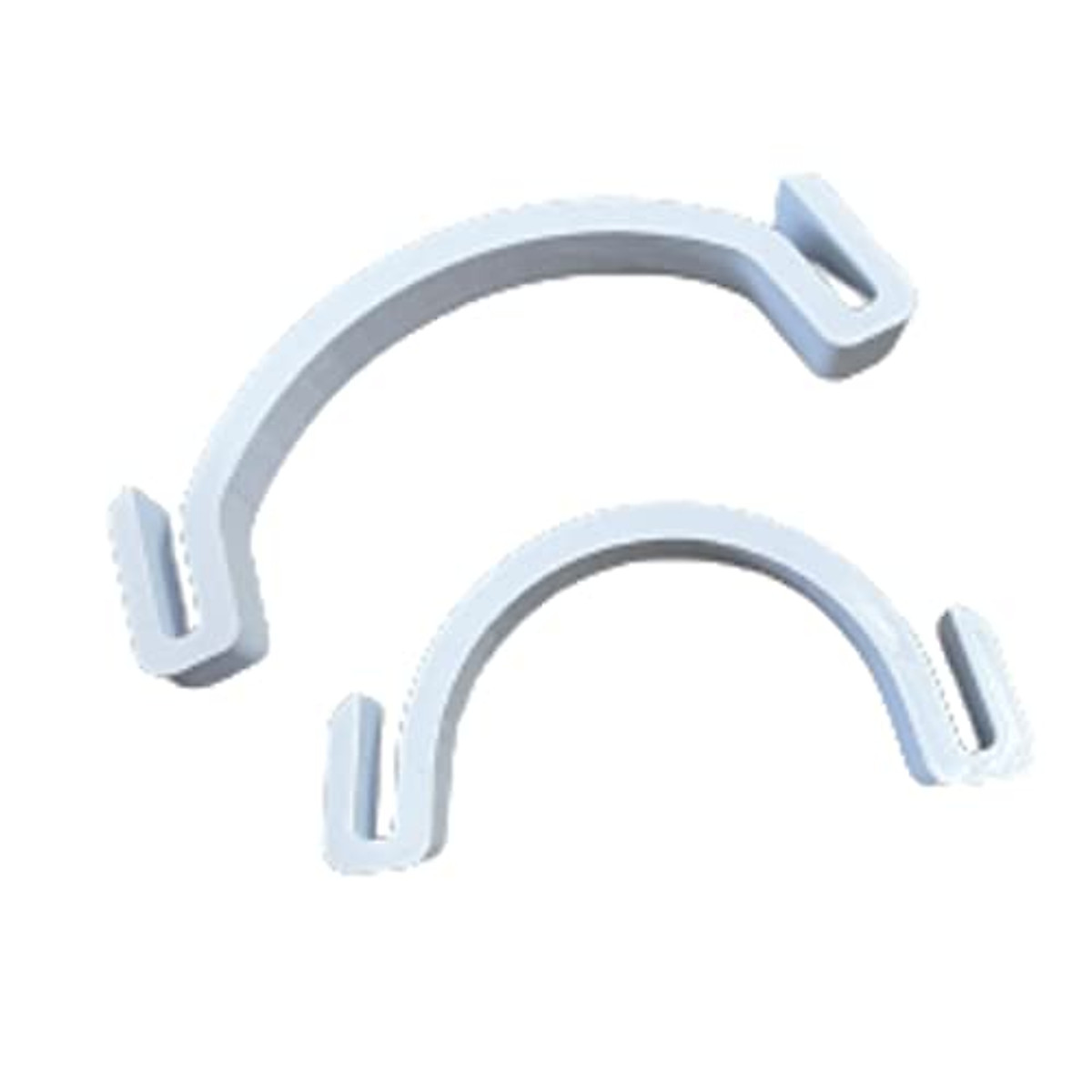 KTD Hat Shaper/Hat Curving Band/Bill Bender/Brim Bender Hat Bender Brim Bender Forming Tool for Perfect Curve Shaper Era Fitted Hat Made in USA - Two (2) Sizes for Custom Adjustable fit White