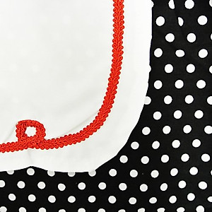 Kella Milla womens Cooking food service uniforms aprons, Black, One Size US