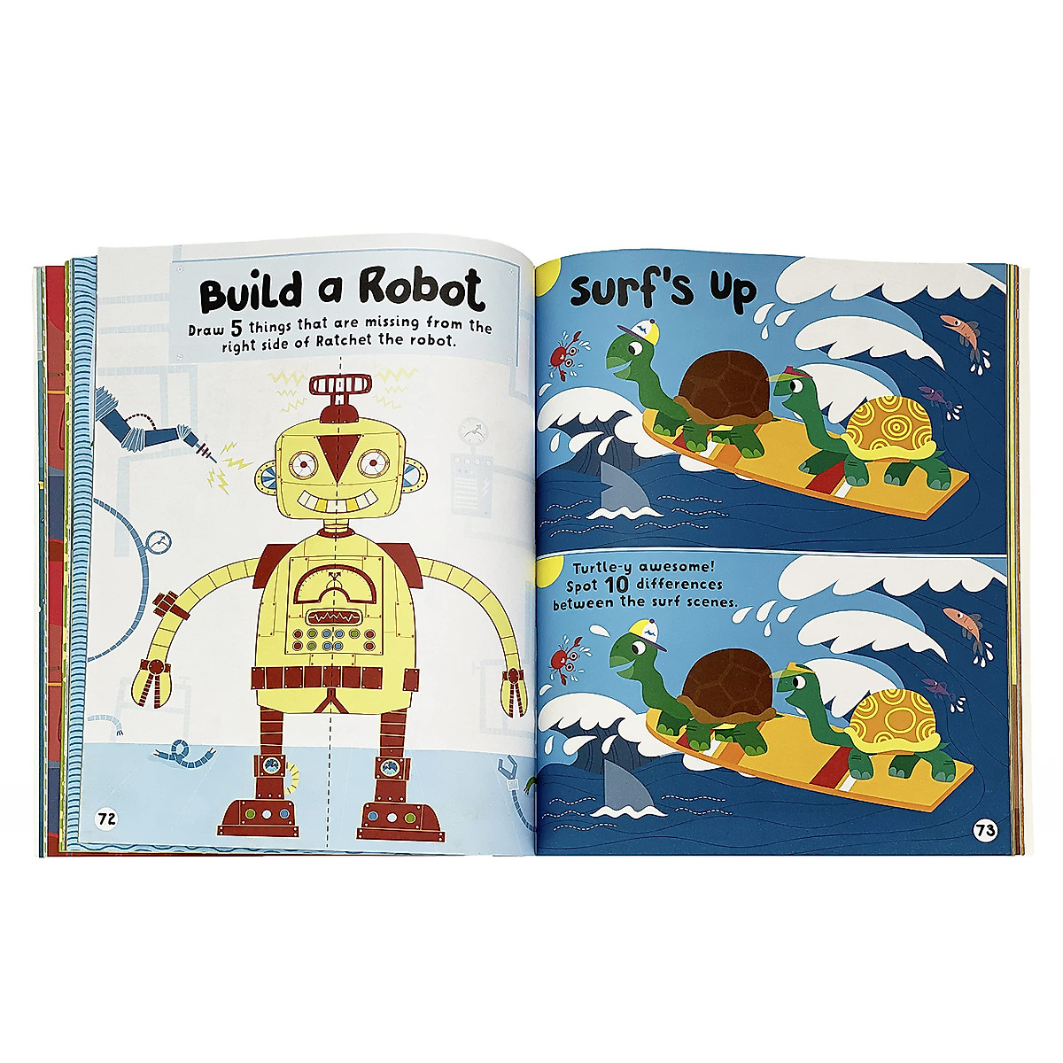 Totally Awesome Spot the Difference - Spot the Difference Puzzles and Other Fun Activities