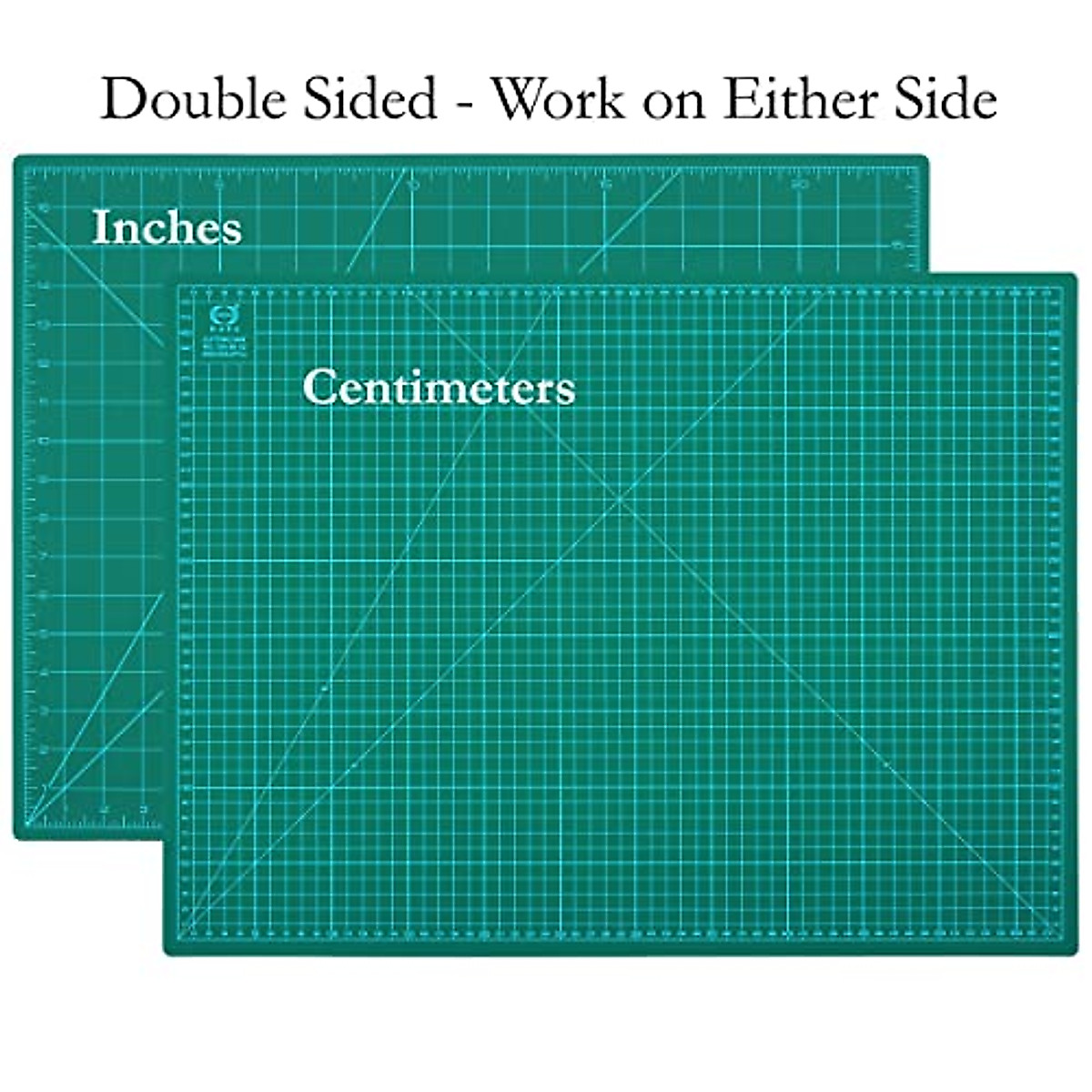 DAFA Professional 24" x 18" Self-Healing, Double-Sided Cutting Mat, Rotary Blade Compatible, (36x24), (24x18), (18x12), (12x9) Sizes, for Sewing, Quilting, Arts & Crafts