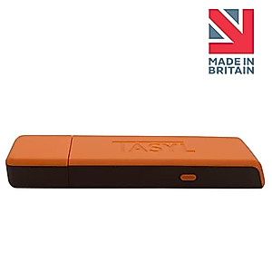 TASYL Track 128 GB USB 3.1 Flash Drive, with Bluetooth Tracker, Find Your Drive Quickly & See Last Known Location with Tasyl App, Up to 210 MB/s Read, Free USB C Adapter, Orange