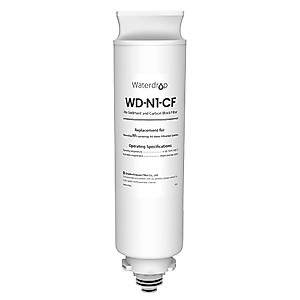 Waterdrop WD-N1-CF Water Filter, Replacement for N1 Countertop Reverse Osmosis System, 6-Month Lifetime