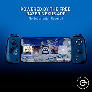 Razer Kishi V2 Mobile Gaming Controller for iPhone (Lightning): Console Quality Controls - Universal Fit w/ Extendable Bridge - Stream PC, Xbox, PlayStation Games - Customizable Triggers - Ergonomic