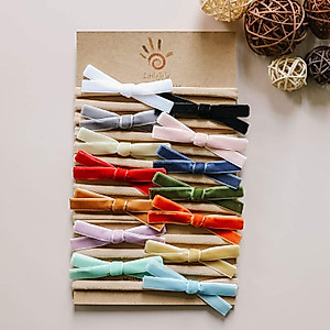 LittleJoJo Baby Girl Headbands and Bows, Newborn Infant Toddler Nylon Hairbands Hair Accessories