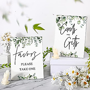 4 Pcs Wedding Sign for Ceremony and Reception in Loving Memory Wedding Sign We Know You Would Be Here Heaven Wedding Sign Wood Wedding Decor Wedding Memorial Table Sign Wedding Reception Sign for Gift