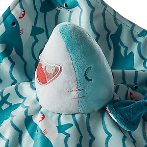 Mary Meyer Sweet Soothie Lovey Security Blanket, 10 x 10-inches, Shark