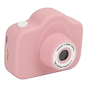 Kids Camera for Boys Girls, Cartoon Child Camera Kids Toy Gift 1080P One Key Video Recording Kids Mini Camera Birthday Gifts for 3 4 5 6 7 8 9 Year Old Girl Boy (Pink)