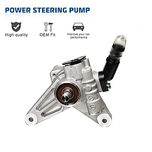 Power Steering Pump Replacement For Compatible with 2006 2007 2008 2009 2010 2011 Honda Ridgeline 3.5L Power Assist Pump Replace # 21-5193