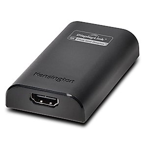 Kensington VU4000 USB 3.0 to HDMI 4K Video Adapter (K33988WW), Black