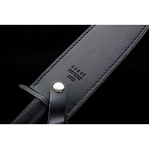 Knife Rambo First Blood Part 2 with Signature of John Rambo, Survival Kit, Sheath